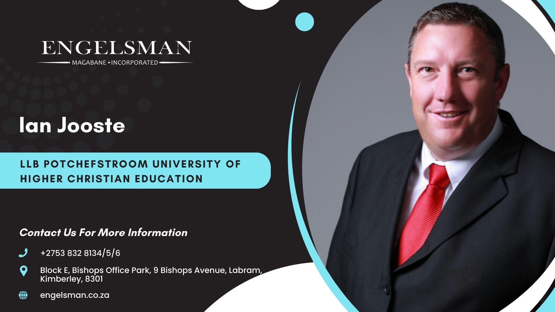 Ian Jooste: A Leader in Commercial Law and Trusted Advisor to the ...